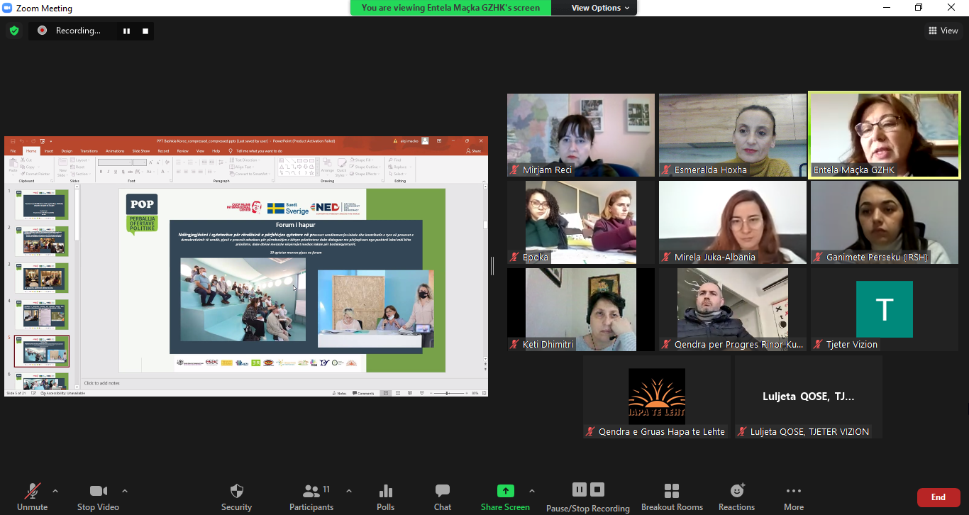 13 janar - mbledhja e pare per vitin 2022 - Pop Network